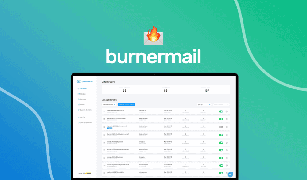 Burner mail - LTDHunt