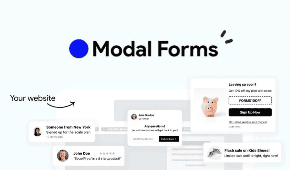 Modal Forms - LTDHunt